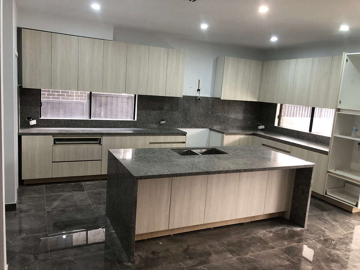 Caesarstone Turbine Grey Benchtop Sutherland Shire | Made in Stone